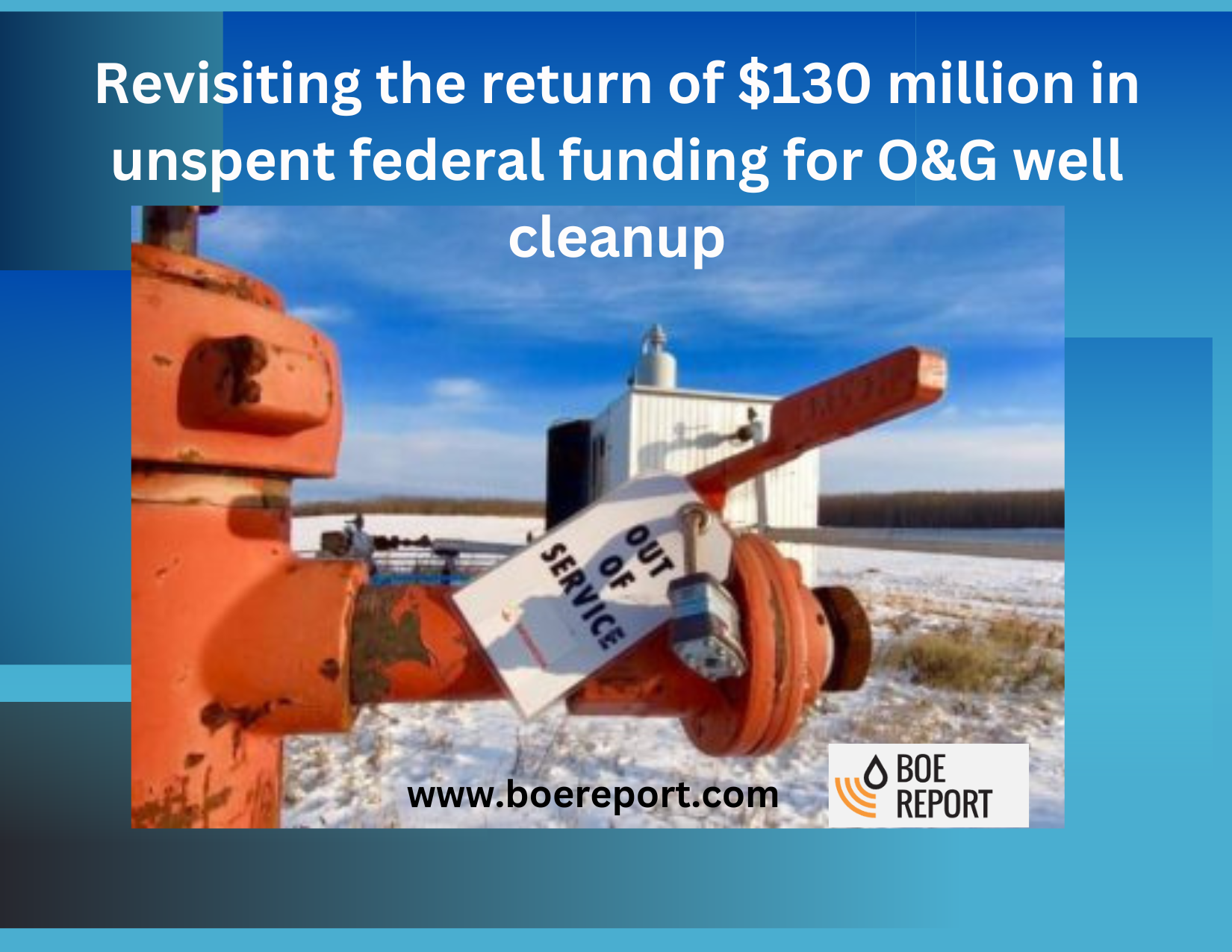 Revisiting the return of $130 million in unspent federal funding for O ...