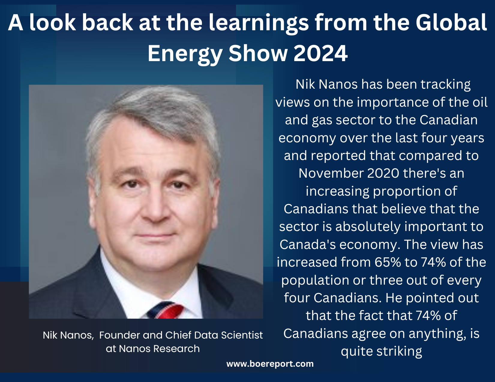 A look back at the learnings from the Global Energy Show 2024 | BOE Report